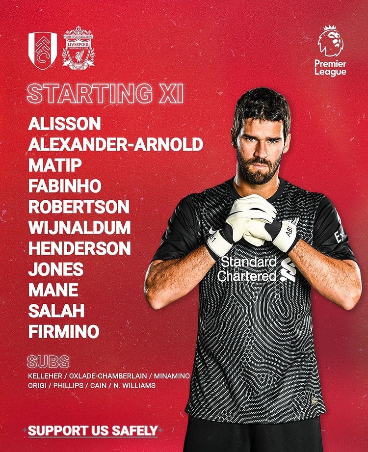 [20/21 EPL 12R] 풀럼 vs 리버풀