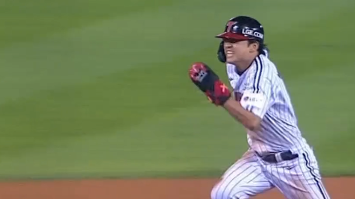 다음스포츠 | [KT vs LG] 준PO5 얻어낸 완벽한 기회 3루까지 질주하는 박해민