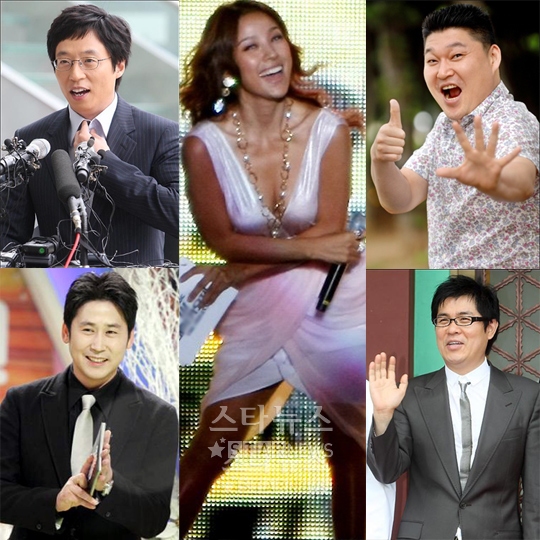 이효리 유재석 강호동..2008 SBS연예대상 '경합'