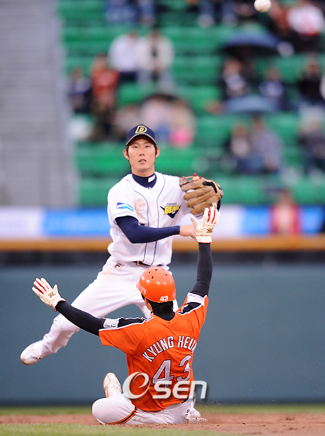 [사진]연경흠,'악! 병살이야!'