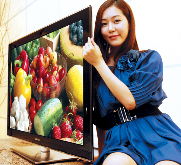 TV 두께가 고작 29mm..삼성전자 PDP TV 2종 출시