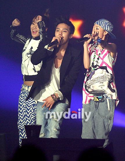 [MD포토] 지드래곤 '2NE1과 함께'