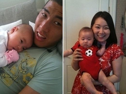 차두리 아내딸 가족사진 공개 사랑하는 두 사람