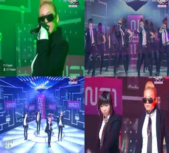 2NE1, 컴백 동시 '캔트 노바디'로 '뮤뱅' 1위