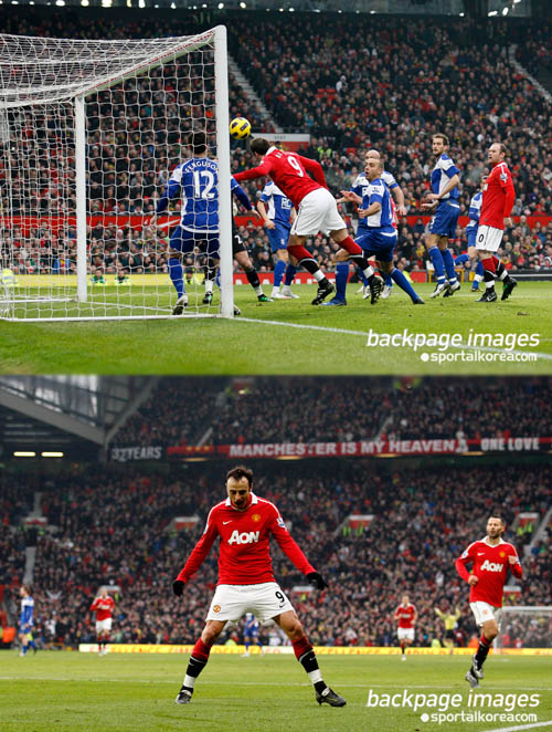 [EPL 24R] '베르바토프 해트트릭' 맨유, 버밍엄에 5-0 완승..선두 질주