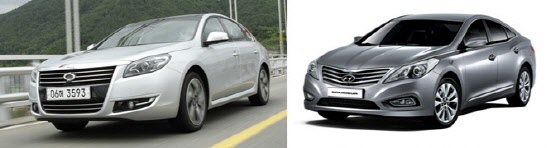 '용호상박' 그랜저 vs 뉴 SM7..성능·크기 따져보자