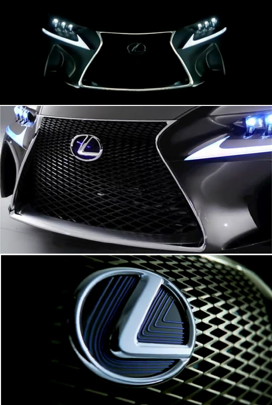 [포토]렉서스 'LF-CC' 스핀들 그릴의 화려함