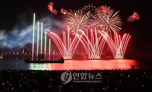 부산불꽃축제 27일 광안리 해변서 팡팡