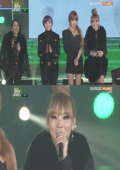 2NE1 2012 TOP10 우뚝, 새 앨범 예고 "기대해달라"(멜론뮤직어워드)