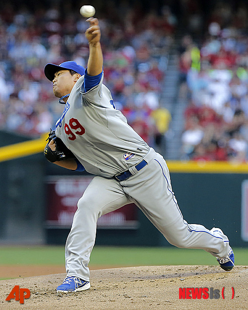 [MLB]류현진, 6이닝 9K 3실점 '쾌투'..시즌 2승 '눈앞'