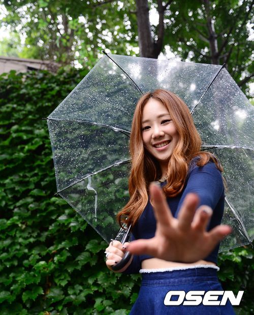 [사진]유성은, '비 오케이' 사랑해 주세요