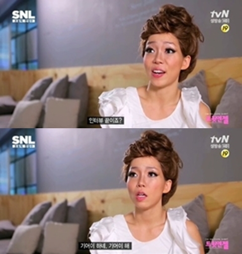 'SNL코리아' 백민정 SNS논란 패러디.."사인회 기어이하네"