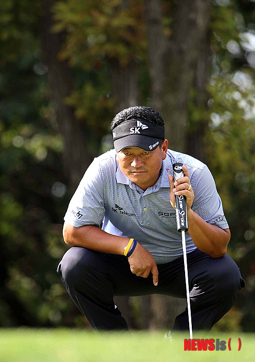 [KPGA]최경주, CJ인비테이셔널 1R 공동 82위..3연패 빨간불