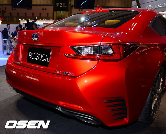 [사진]도쿄모터쇼 2013,'렉서스 RC300h의 후면 디자인'