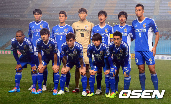 [사진]울산, 가와사키전 베스트 11