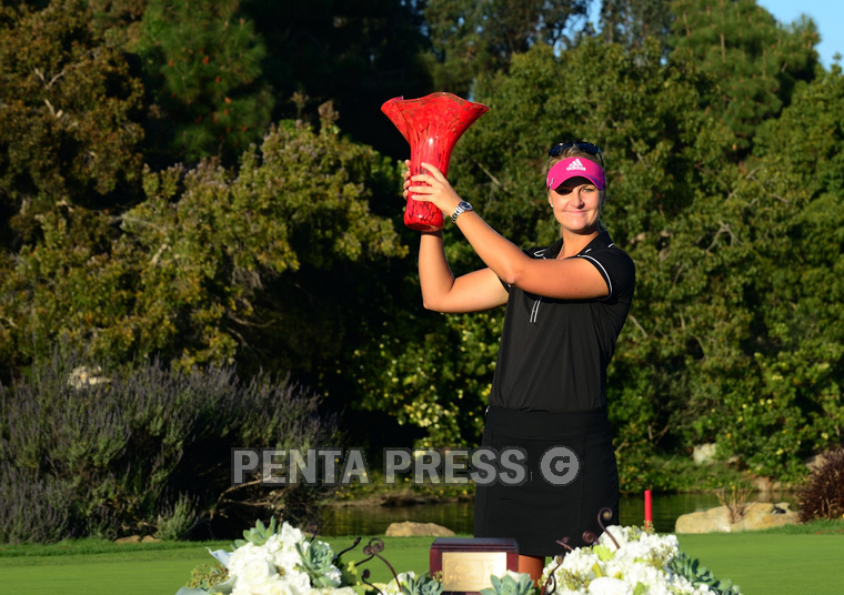 [포토] 안나 노르드크비스트, LPGA 투어 KIA 클래식 우승 - 2014 LPGA 투어 KIA 클래식 마지막 라운드