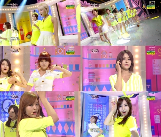 '뮤뱅' 컴백 AOA, '섹시+발랄' 매력 폭발..남심 '흔들'