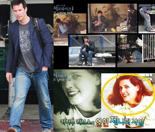 키아누리브스 노숙 생활 청산 연인 제니퍼 사임 사망 충격 벗었나