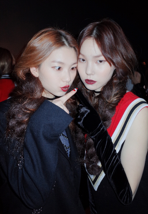 '2015FW서울패션위크' 카이 컬렉션, 에지있는 메이크업 '눈길'