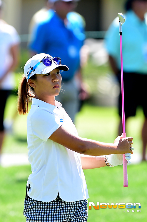 [포토엔]리디아 고 '귀여운 핑크색 샤프트'(LPGA ANA)