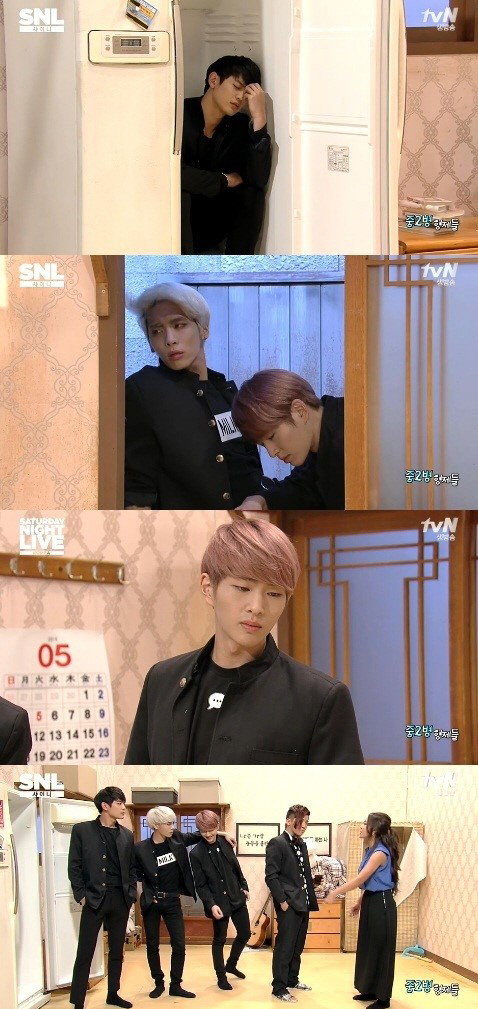 'SNL6' 샤이니, 허세 폭발 '중2병 형제' 변신..뿌셔뿌셔 흑역사 패러디