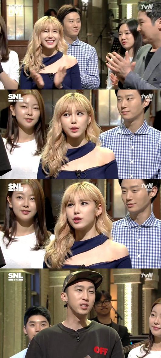 'SNL코리아6' 전효성 "뭔가 얻어가는 느낌..올 때마다 기분 좋아"