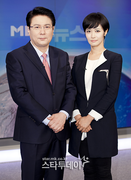 [포토] MBN '뉴스8'의 이동원-김주하 앵커