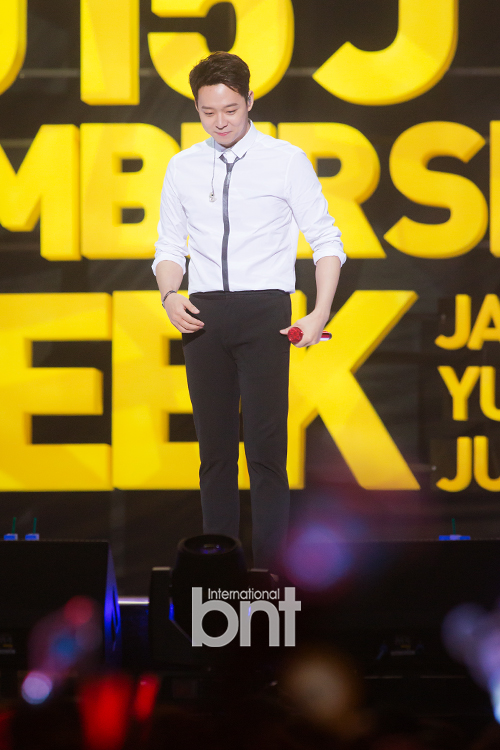 [bnt포토] JYJ 박유천 '저 모레 군대가요~'