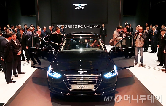 [사진]제네시스 EQ900에 관심집중