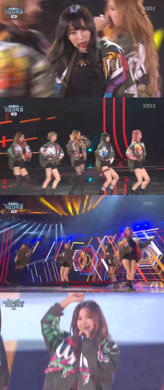 'KBS 가요대축제' EXID, 다섯 여신들의 섹시 퍼포먼스