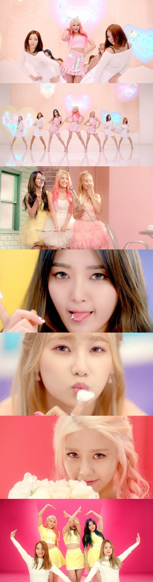 AOA 크림, '질투 나요 BABY' 뮤비 공개..요정 비주얼+러블리 매력