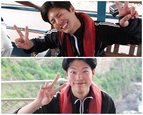 류준열·박보검 빅토리아 폭포 번지점프가 무섭지 않은가 봅니다