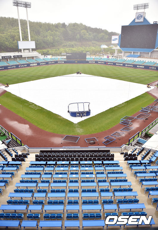 KBO, 27일 대구 LG-삼성전 우천 연기