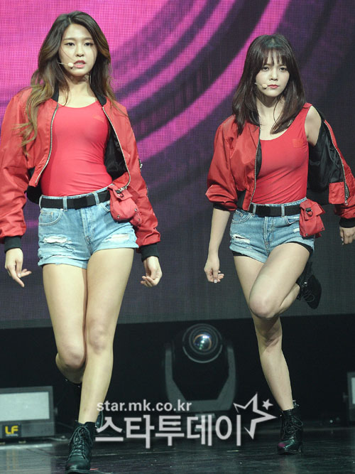 [포토]AOA 설현-지민, 당당하게