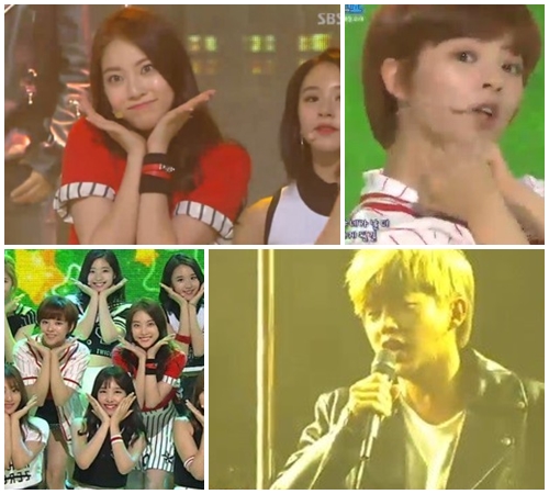 '인기가요' 공승연·정연·김민석, MC 데뷔 신고식..트와이스 지원사격