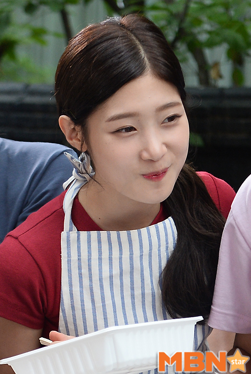 정채연, '숨길 수 없는 소고기 맛' [MBN포토]