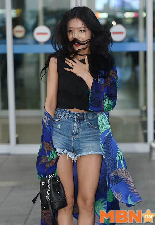 유빈 '헝클어진 머릿결~' [MBN포토]