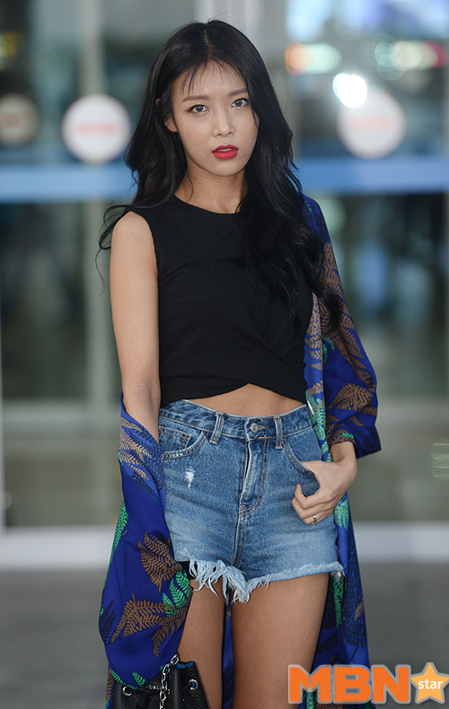 유빈 '심장이 쿵쾅 눈빛' [MBN포토]