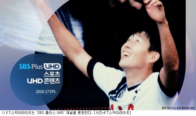 KT스카이라이프. 'SBS 플러스 UHD' 채널 론칭