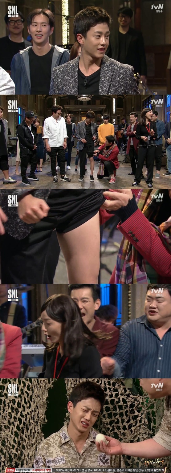 밤TView]'SNL코리아8' 김민석, '태후' 패러디로 웃음 보따리