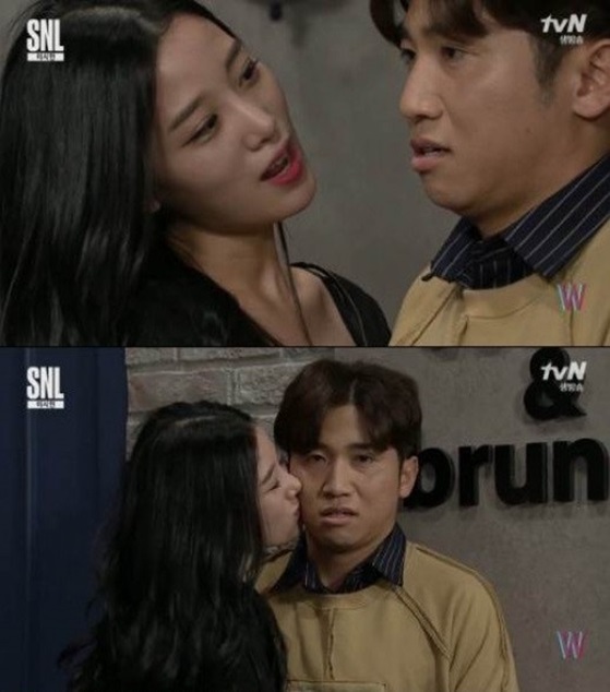 'SNL8' 베리굿 조현, 유세윤에 치명적 유혹 "라면 먹고 갈래요?"