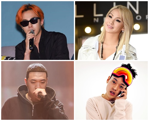 [단독] GD-CL-비와이-오케이션, '가요대전' 힙합 '완전체' 공개