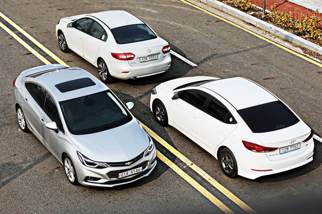 준중형 '3차 대전'의 서막, 아반떼 vs SM3 vs 크루즈