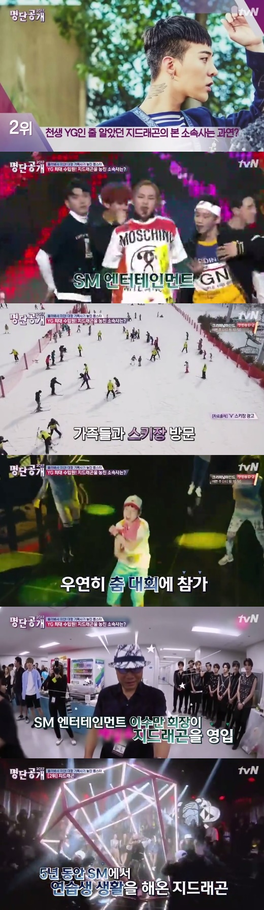 명단공개 지드래곤 데뷔 전 Sm서 5년간 연습생 생활