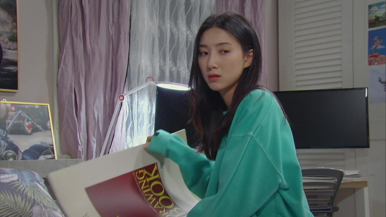 다음연예 | 스케치북을 보며 이태구와의 추억 떠올리던 주아름... 그때 ＂가은아! 잠깐만 나와볼래...?＂ | KBS 210628 방송 - 일일연속극 속아도 꿈결 - 65회