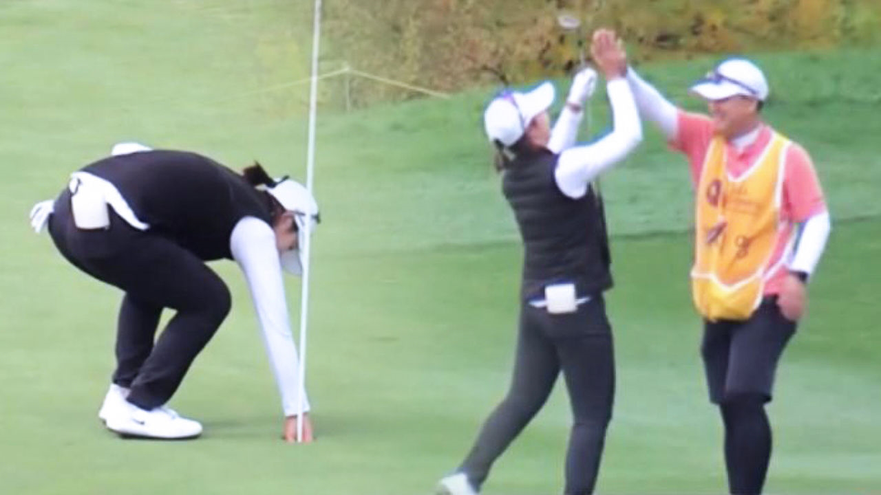 [KB금융 1R] ‘언빌리버블’ 박지영의 짜릿한 덩크 샷 이글 | 다음스포츠