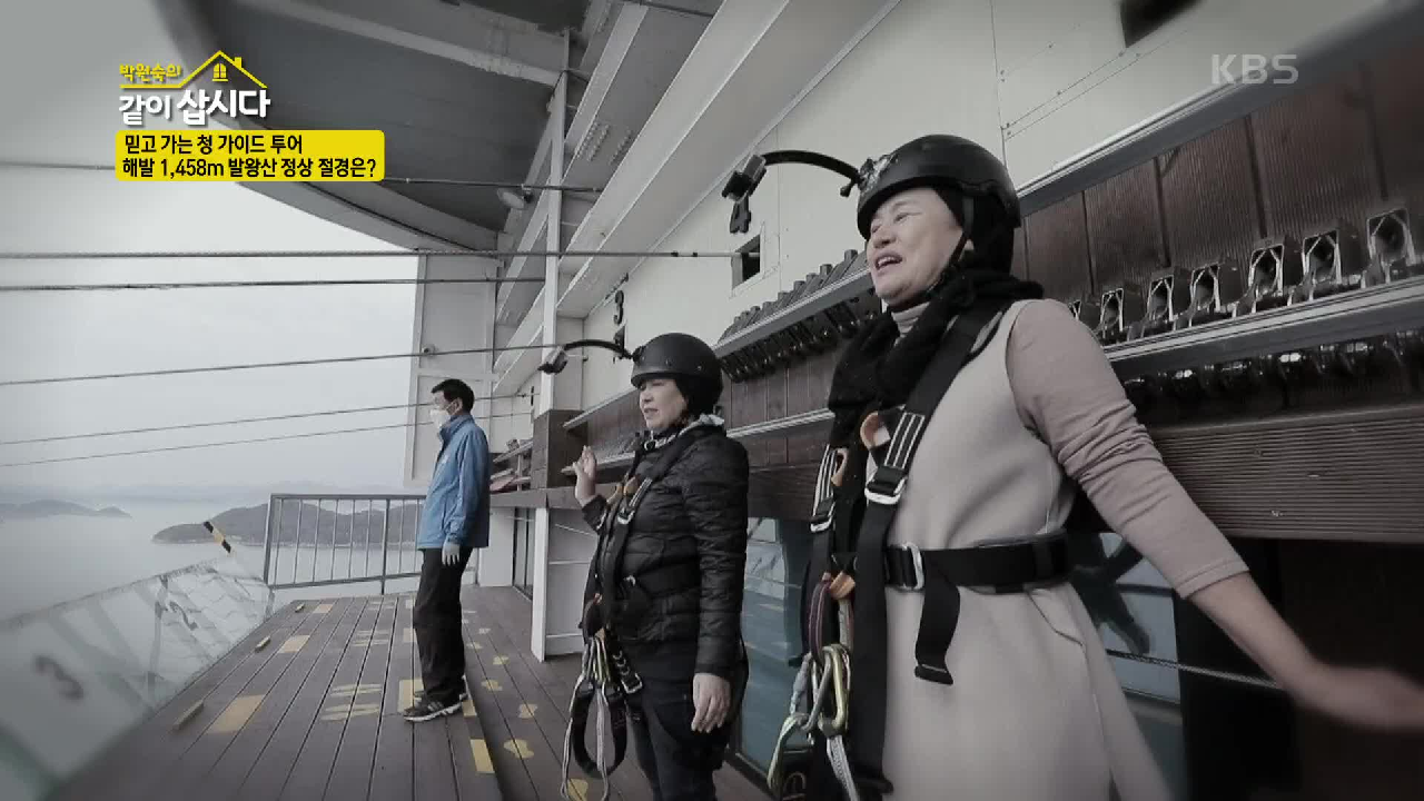 다음연예 | 믿고 가는 청 가이드 투어! 해발 1,458m 발왕산 정상의 절경은? | KBS 210517 방송 - 박원숙의 같이 삽시다 시즌3 - 16회