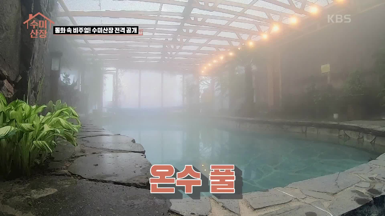다음연예 | 산장안에 온수 풀까지?! 동화 속 비주얼! 수미산장 전격 공개★ | KBS 210218 방송 - 수미산장 - 1회
