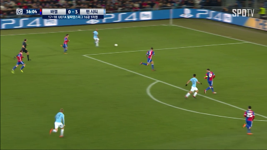 다음스포츠 | [HL] FC 바젤 vs 맨체스터 시티