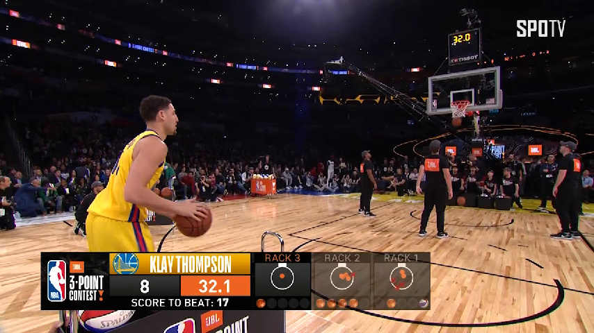 [NBA] '기계가 나타났다' 클레이 탐슨 3점슛 콘테스트 H/L | 다음스포츠